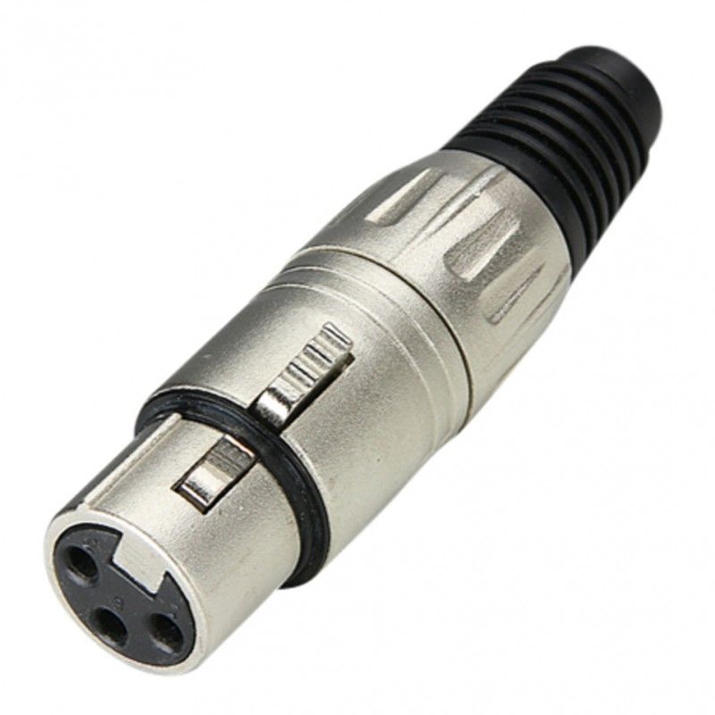 Adam Hall Connectores, 7901 – Conector XLR 5 Pin aéreo macho color plateado – db-systems