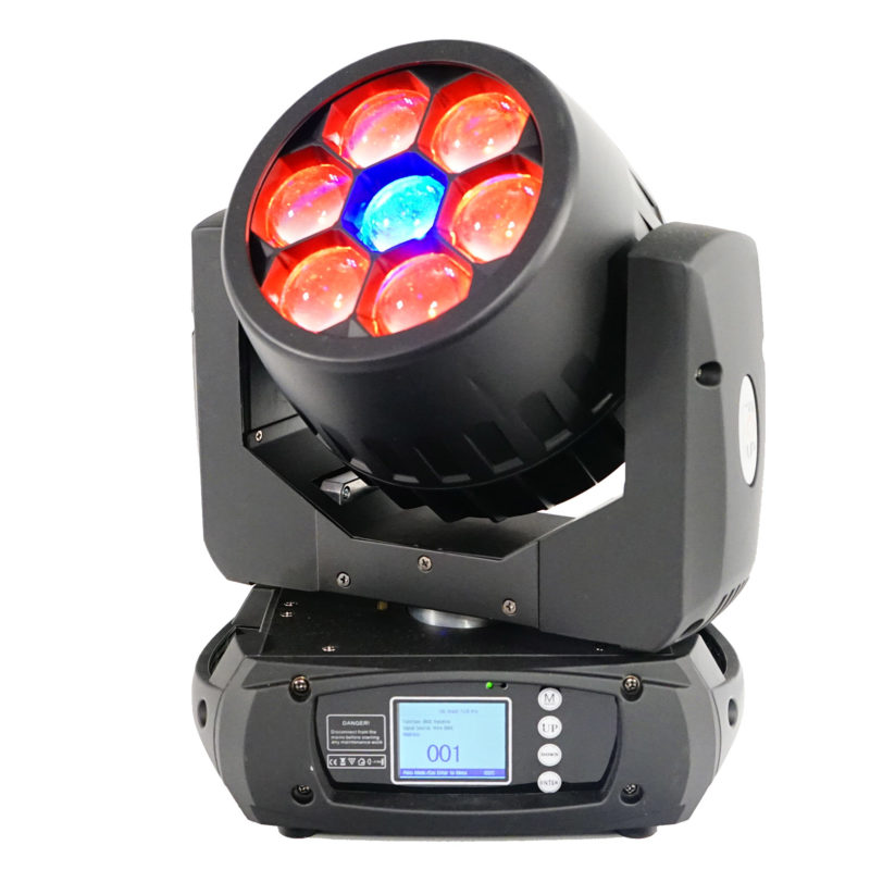 FOS WASH Q7 – Cabezal móvil Wash / Beam, Zoom 6-60 °, leds RGBW 4-EN-1 ...