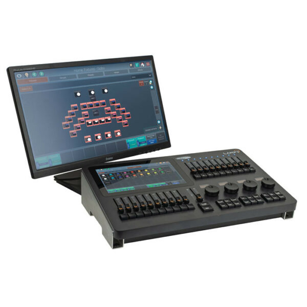 Showtec – LAMPY 20 2U – Consola DMX con 20 faders y 2 Universos – dBS